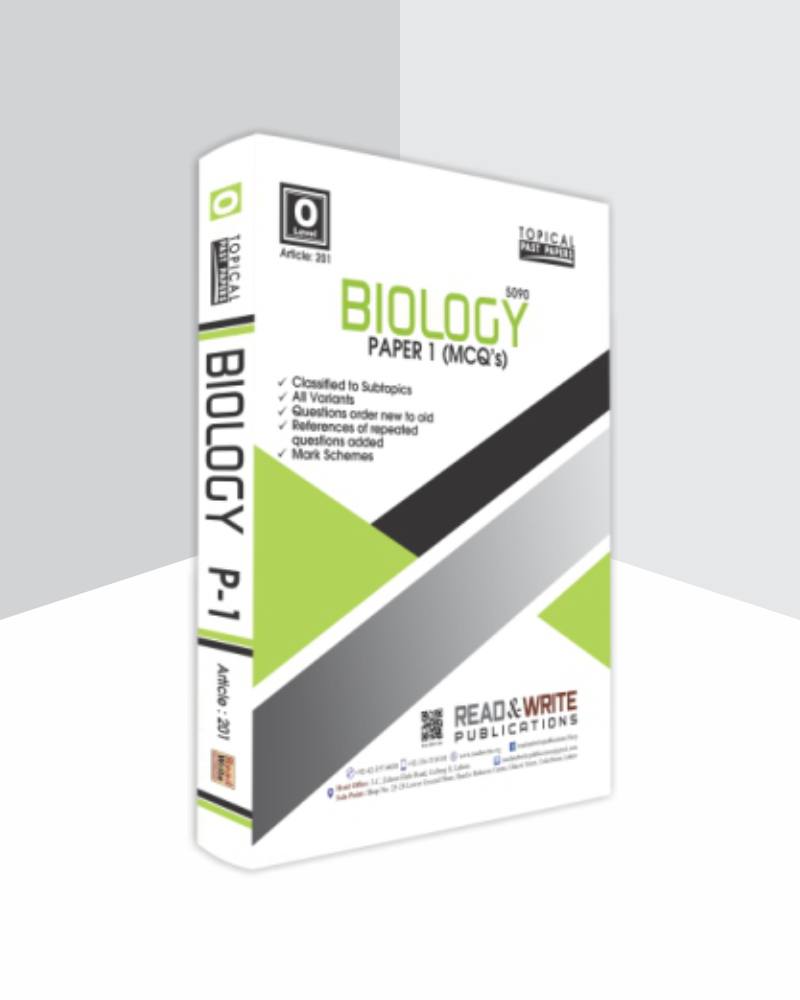 Biology Past Paper 1 Topical MCQ's – Tariq Books