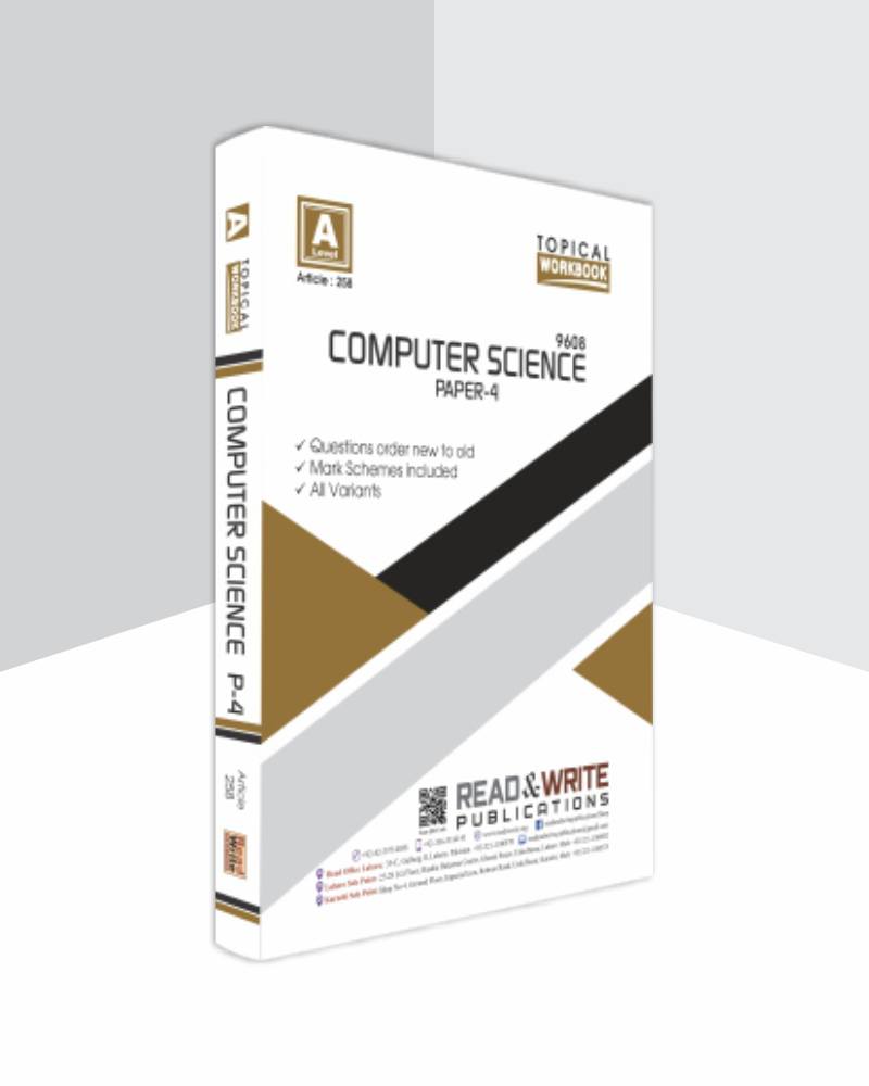 Computer Science A-Level Past Paper 4 Topical Workbook – Tariq Books