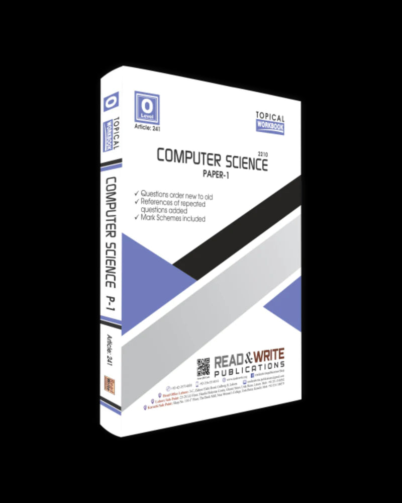 Computer Science O-Level Past Paper 1 Topical Workbook – Tariq Books Computer Science O-Level Past Paper 1 Topical Workbook – Tariq Books