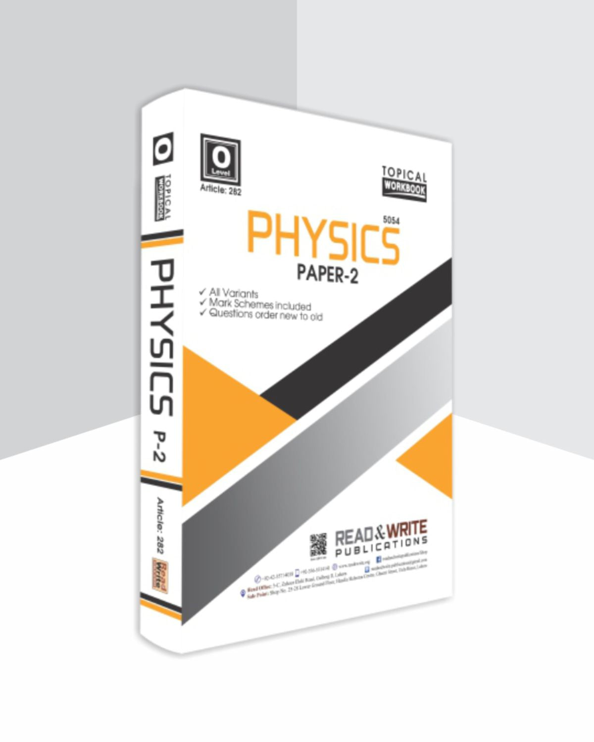 Physics O-Level Past Paper 2 Topical Workbook – Tariq Books